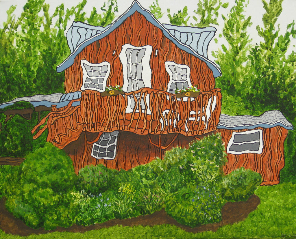Bonnie and Harold's Cottage – Dawn Langstroth Art