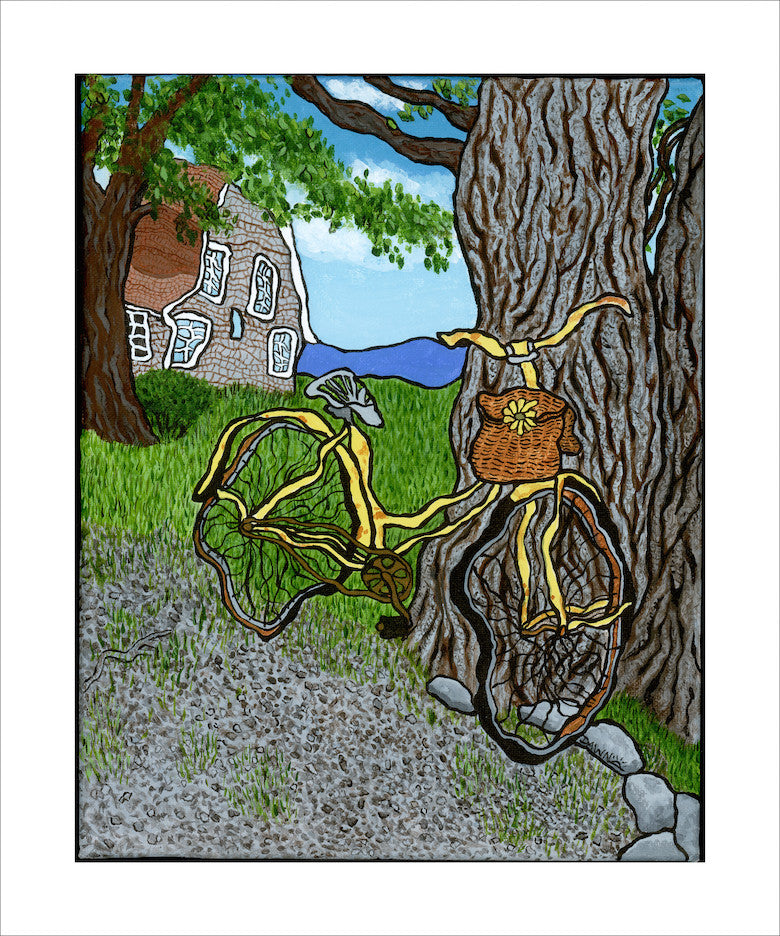 Wallace's Bicycle – Dawn Langstroth Art