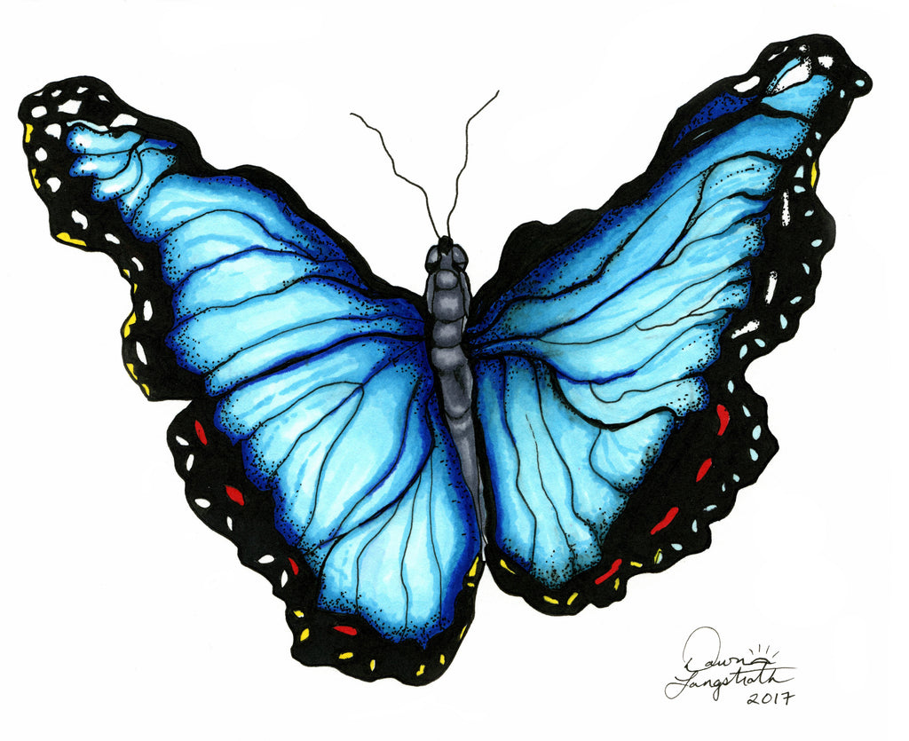 Butterfly Print – Dawn Langstroth Art